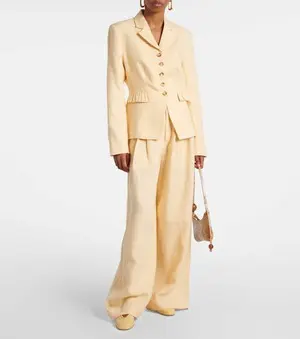 Posse Matilda Linen Jacket - Yellow