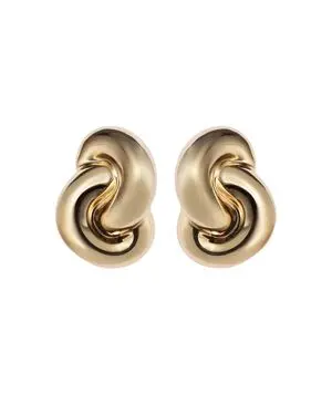 JENNIFER FISHER Knot 10kt Clip-on Earrings - Gold