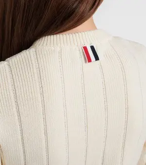 Thom Browne Cable-knit Virgin Wool Sweater