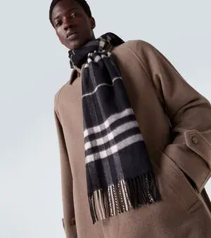 Burberry Check Cashmere Scarf