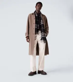 Burberry Check Cashmere Scarf