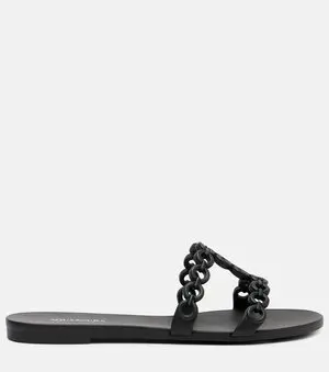 AQUAZZURA Infinity Chain Jelly Sandals