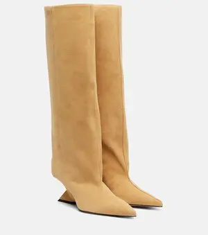 Attico Cheope 105 Suede Knee-high Boots