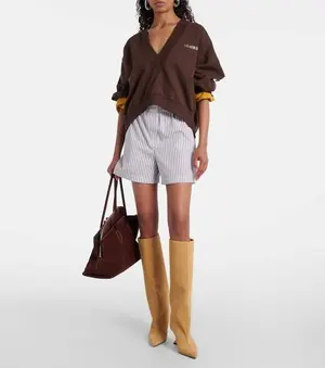 Attico Cheope 105 Suede Knee-high Boots