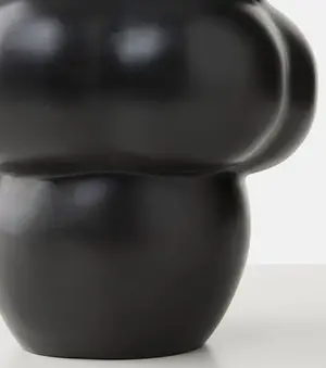 LOUISE ROE Balloon Object 001 Steel Vase - Black