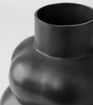 LOUISE ROE Balloon Object 001 Steel Vase - Black