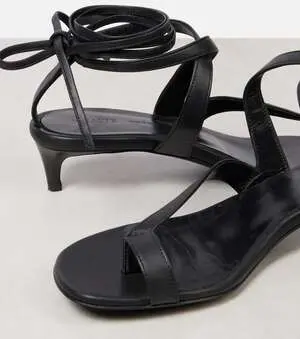 Khaite Aimee 35 Leather Sandals