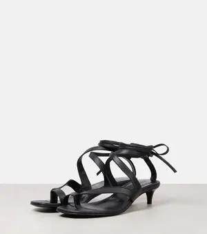 Khaite Aimee 35 Leather Sandals
