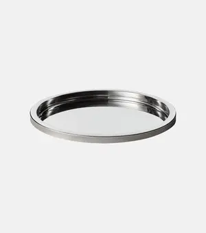 LOUISE ROE Stainless Steel Decorative Tray - Metallic