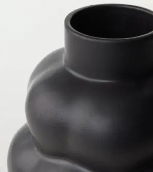 LOUISE ROE Balloon Ceramic Vase - Black