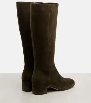 GIANVITO ROSSI Joelle 45 Suede Knee-high Boots