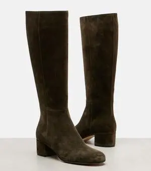 GIANVITO ROSSI Joelle 45 Suede Knee-high Boots