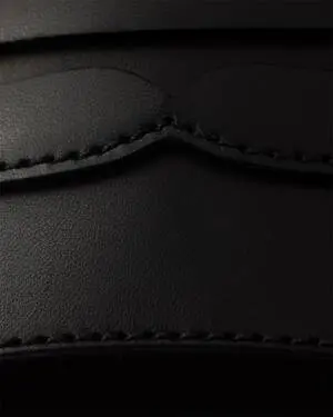 Prada Leather Slides - Black