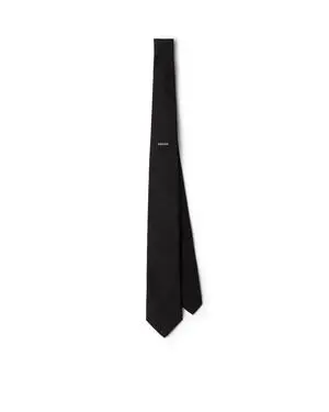 Prada Silk Neck Tie - Black