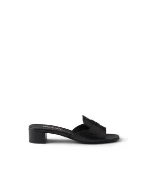 Prada Leather Heeled Sandals