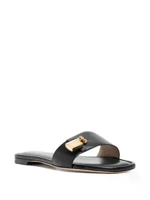TOM FORD Padlock Slides - Black
