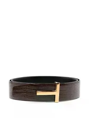 TOM FORD T Icon Belt - Brown