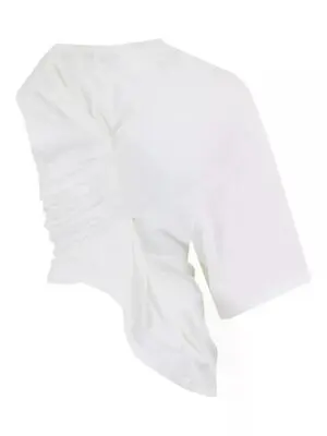 A.W.A.K.E. Mode Asymmetric Ruched Top