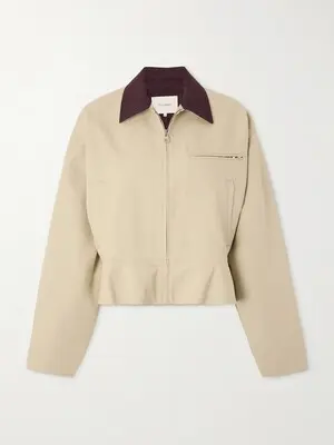 JW Anderson Cotton-canvas Jacket - Neutrals