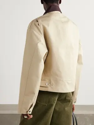 JW Anderson Cotton-canvas Jacket - Neutrals