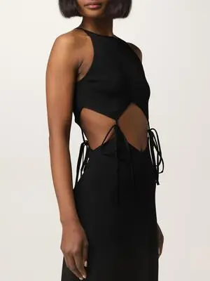Bottega Veneta Cut-out Mini Dress With Laces