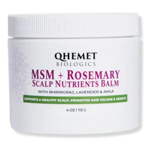 QHEMET BIOLOGICS Msm + Rosemary Scalp Nutrients Balm - One-color