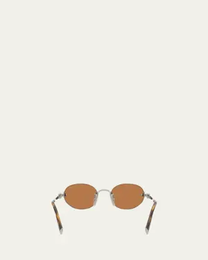 Miu Miu Rimless Oval Sunglasses