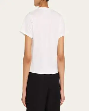 TWP Short-sleeve Jersey Tee - White