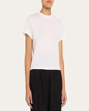 TWP Short-sleeve Jersey Tee - White