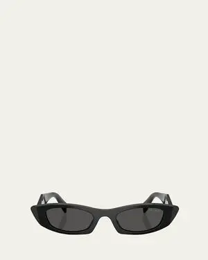 Prada Acetate Oval Sunglasses