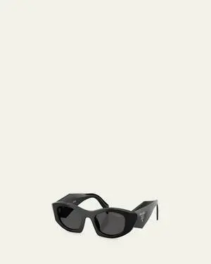 Prada Acetate Oval Sunglasses