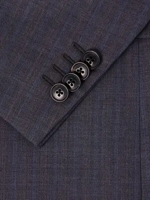 Paul Smith The Soho Striped Wool Suit - Blue