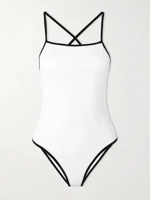 Loulou De Saison Itak One-piece Swimsuit - White