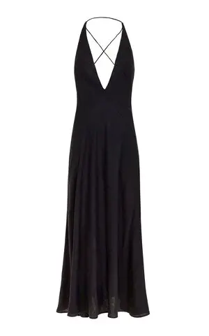 VIX PAULA HERMANNY Marbella Maxi Dress - Black