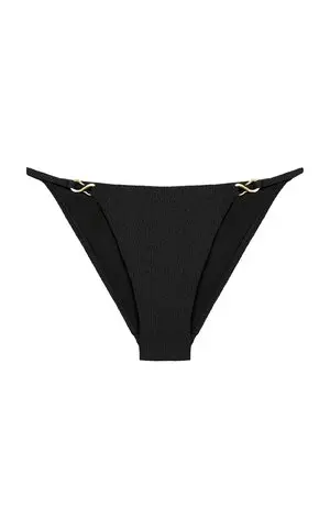 VIX PAULA HERMANNY Solaro Full Bikini Bottom - Black