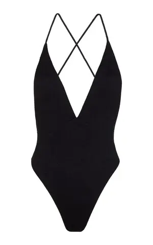 VIX PAULA HERMANNY Solaro One-piece Swimsuit - Black