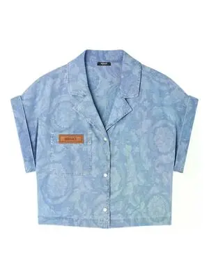 Versace Cropped Shirts For Women