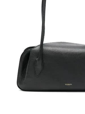 Yuzefi Oyster Shoulder Bag - Black