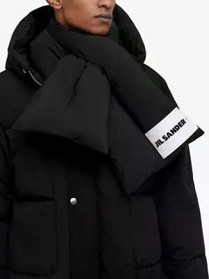 JIL SANDER Logo-patch Padded Scarf