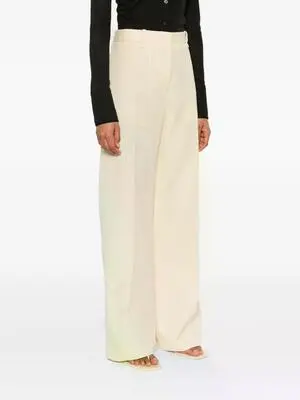 JIL SANDER High-waisted Wide-leg Wool Trousers