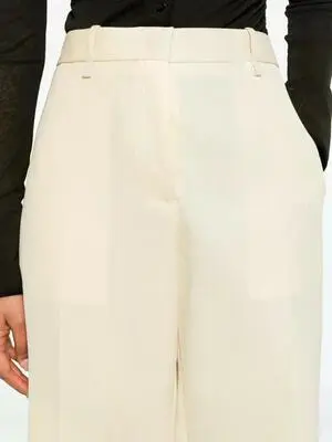 JIL SANDER High-waisted Wide-leg Wool Trousers