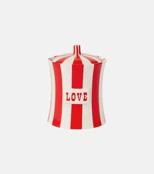 Jonathan Adler Vice Love Ceramic Container - Red