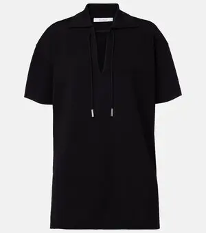 Max Mara Poltava Crêpe Top - Black