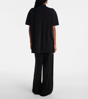 Max Mara Poltava Crêpe Top - Black