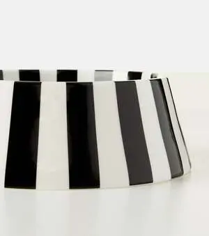 Jonathan Adler Vice Meow Striped Cat Bowl