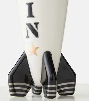 Jonathan Adler Rocket Porcelain Decanter