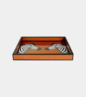 Jonathan Adler Zebra Tray - Brown