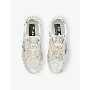 GOLDEN GOOSE Ball Star Leather Low-top Trainers - White/oth