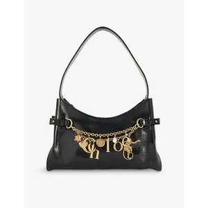 Chloé Leather Shoulder Bag With Horse Medal Hardware