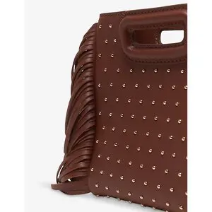 Maje Mini Leather Shoulder Bag